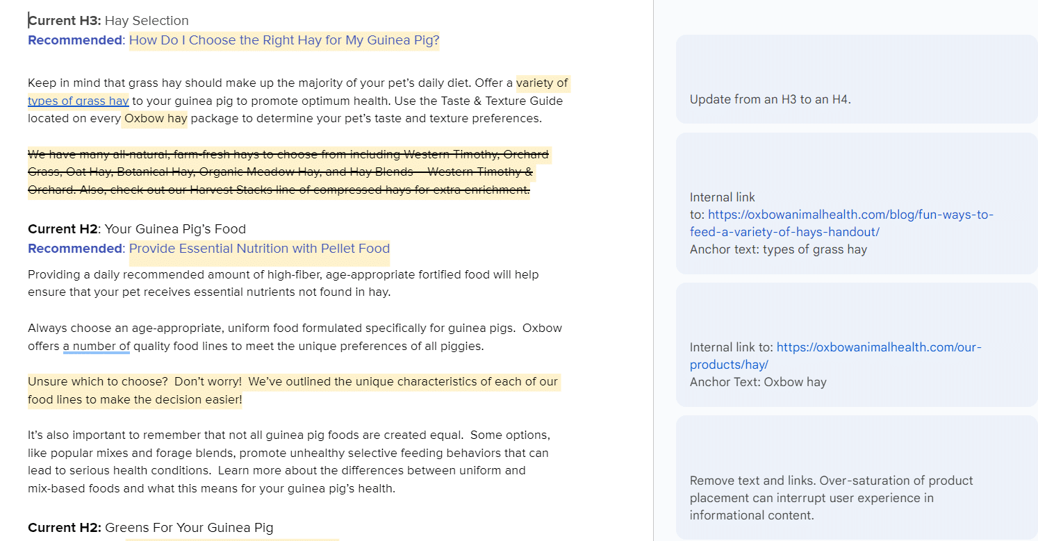 SEO Case Study: Oxbow Animal Health